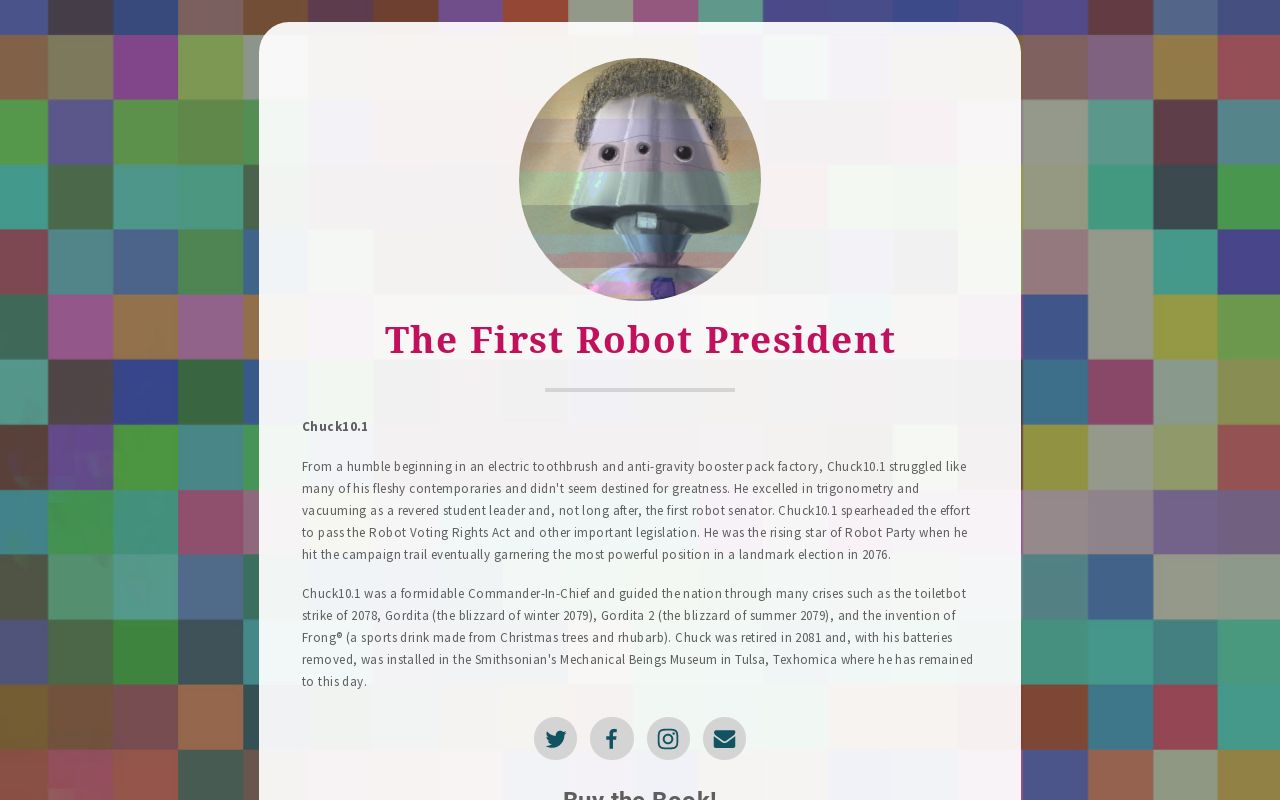 The First Robot President